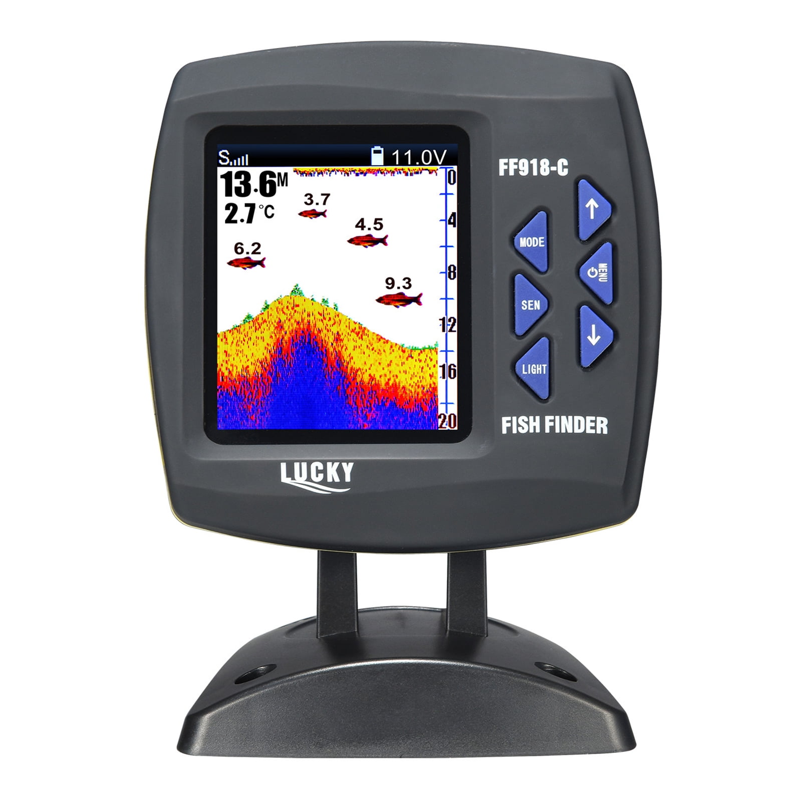 Buy MABOTO Fish Finder Wired Transducer Sensor Fishfinder 45 Degrees ...