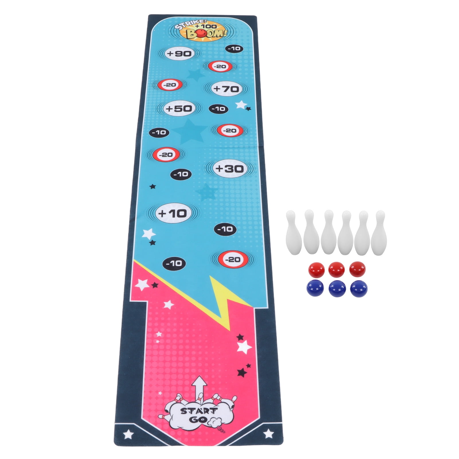 Juguete de bolos de mesa, juego de juguetes de bola de bolos, juego de ...