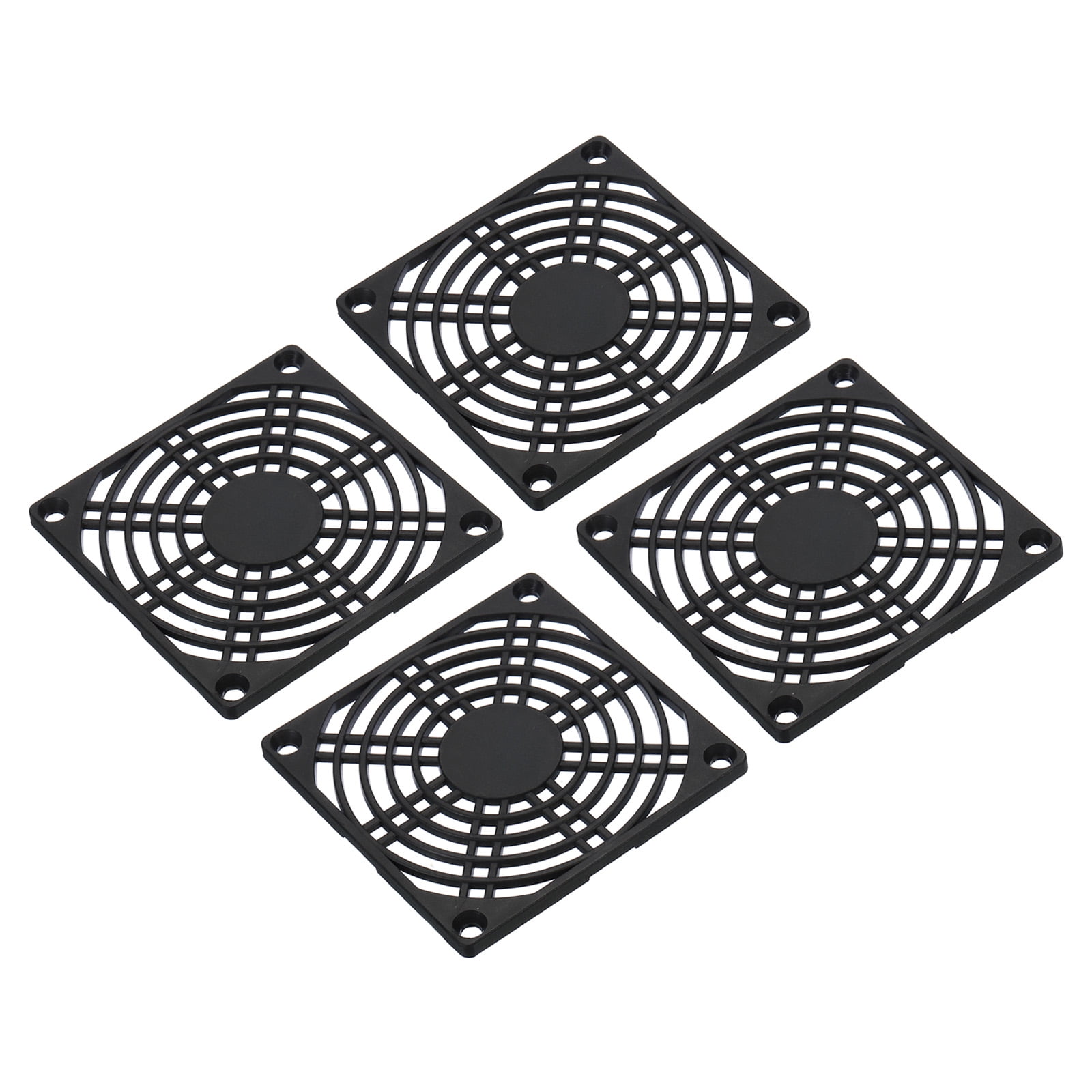 Uxcell 80mm Fan Filter, ABS Plastic Ventilator Grill Protector Guard ...