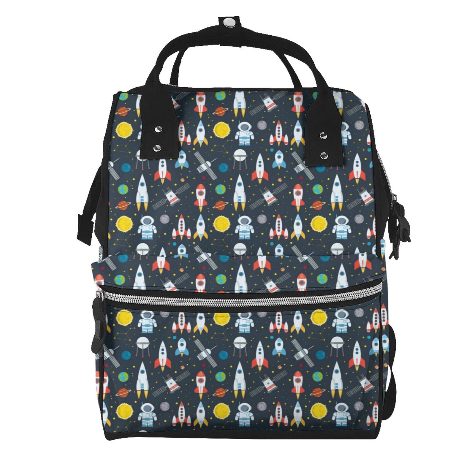 Fotbe Rocket Space Mochila Maternidad - Lona de Sarga Impermeable ...