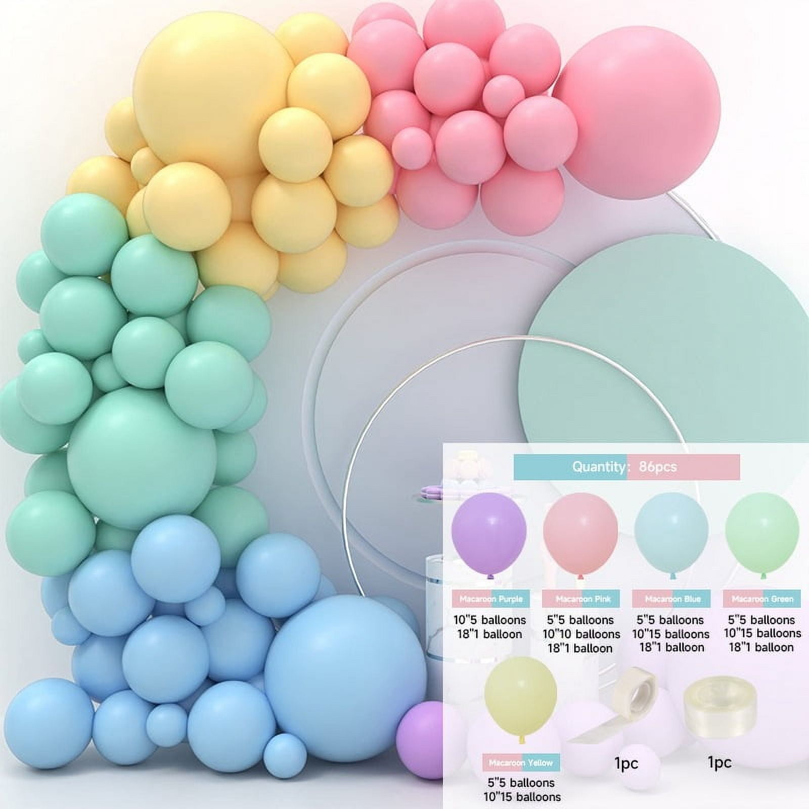 Juego de globos de cumpleaños, decoración para fiestas, globos, diseño ...