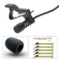 Black Lavalier Lapel Microphone 3.5mm Xlr 3-Pin Xlr 4-Pin for Wireless ...
