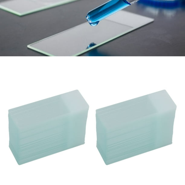 100 Portaobjetos Para Microscopio De Esquina Redondeada, Portaobjetos ...