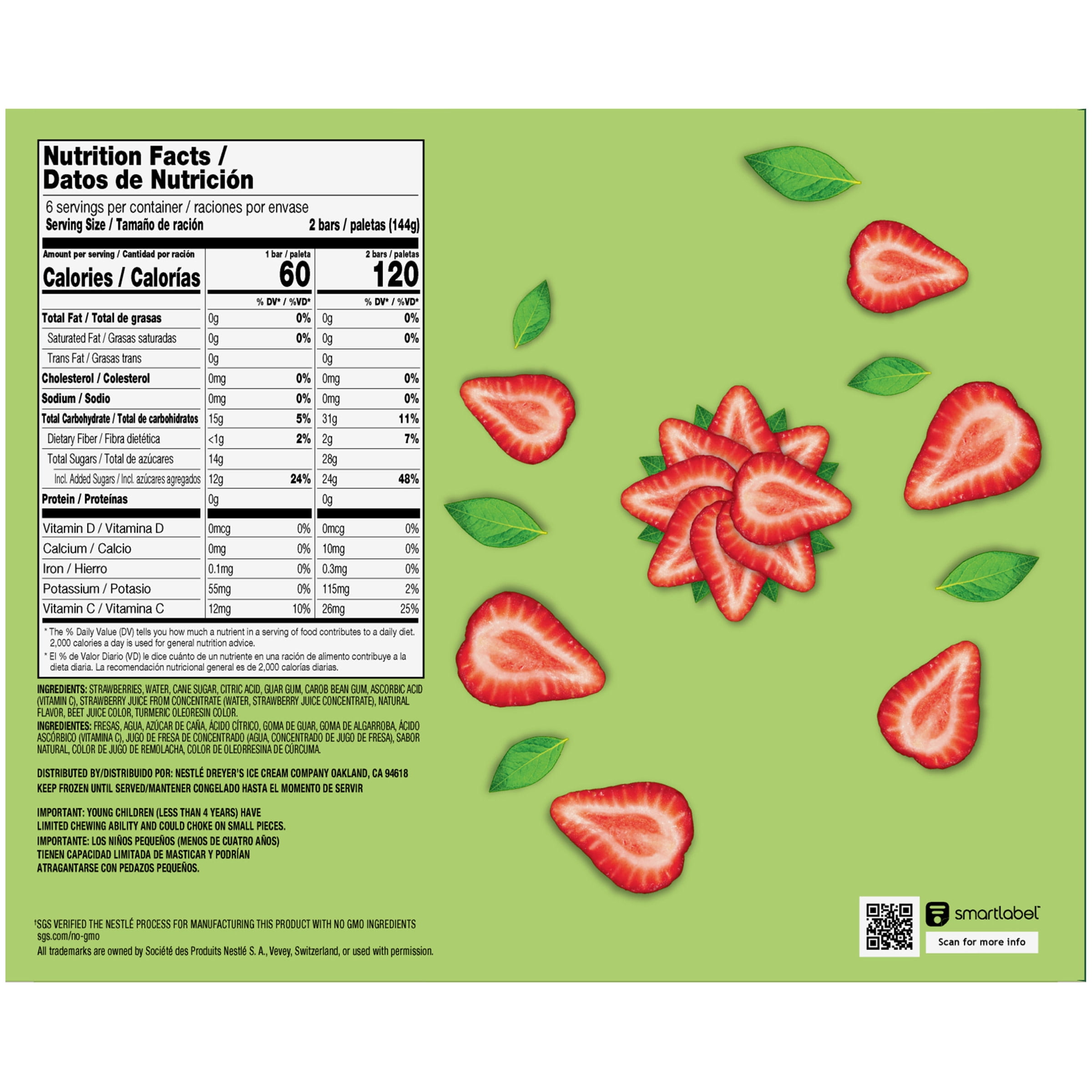 Outshine Fruit Bars Ingredients