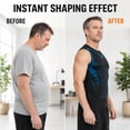 Boost V4 Compression Shaping Shirt Tank for Men, Boost Confidence ...