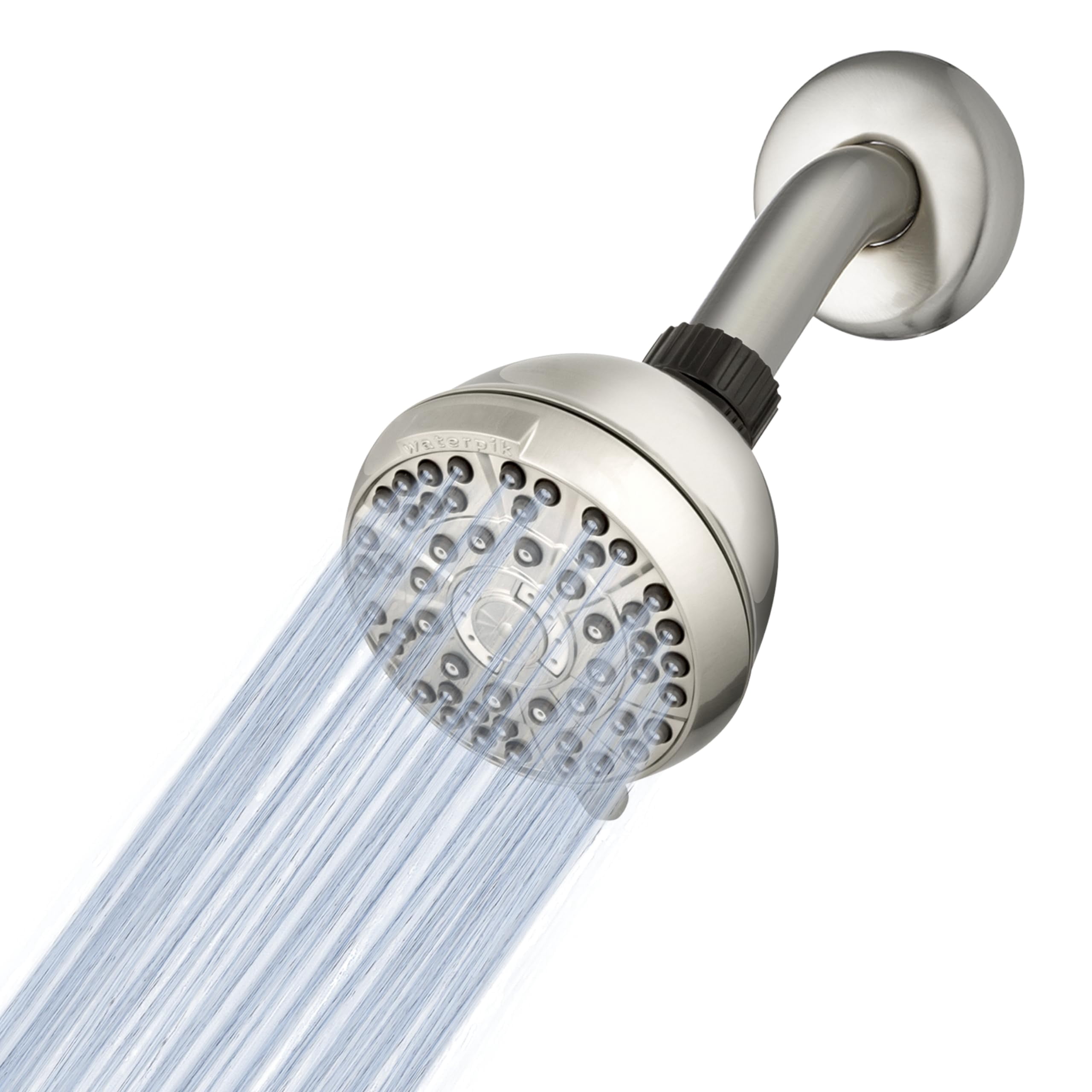 Alcachofa de ducha Waterpik XAS-619E PowerPulse de níquel cepillado ...