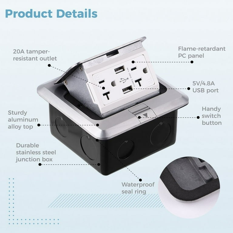 Weatherproof Electrical Floor Box