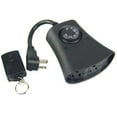 Mainstays 3-Outlet Wireless Outdoor Timer with Remote Control, Black ...