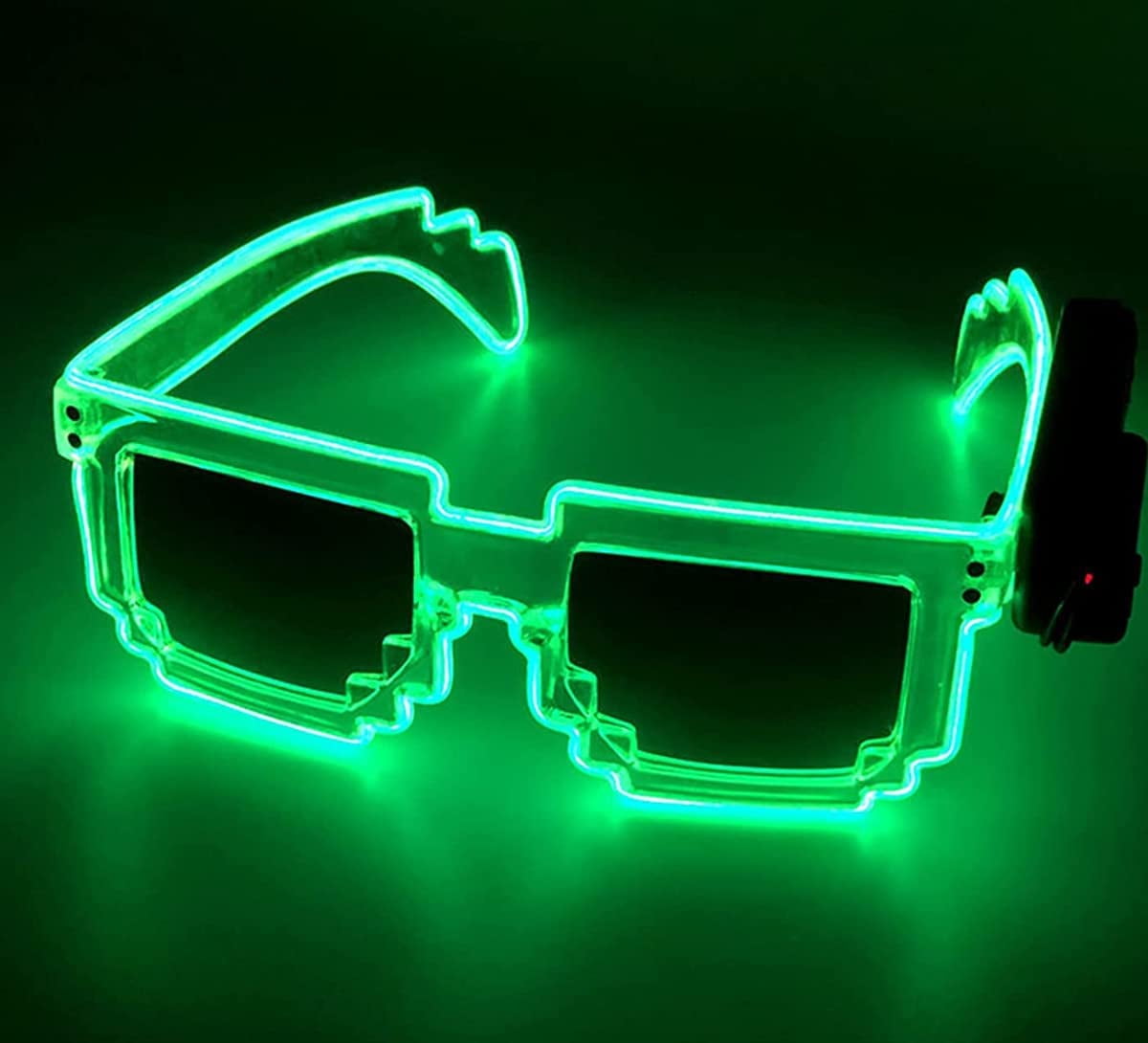 LINLIN Light Up Glasses, LED Glasses Party Glasses Sunglasses Cool ...