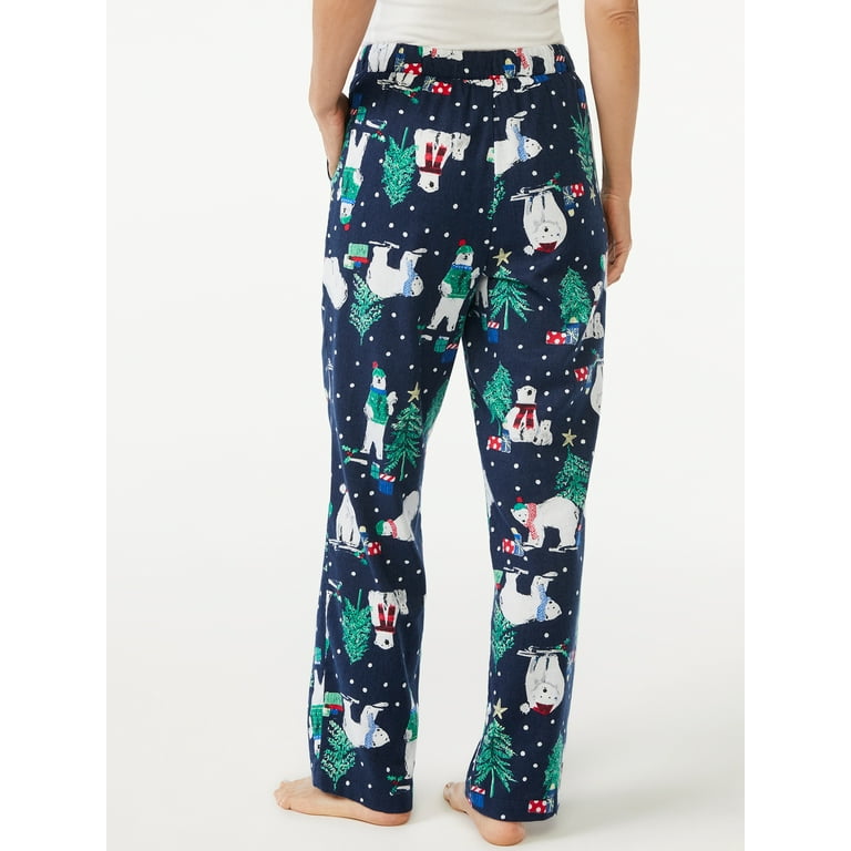 Joyspun Women's Flannel Lounge Pants, 2-Pack, Sizes S to 3X Joyspun Women's Flannel Lounge Pants, 2-Pack, Sizes S to 3X