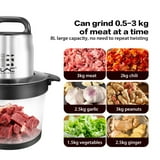 LAC LAICHY Meat Grinder 2 Speeds 32 Cup Food Processors New, Silver - Walmart.com