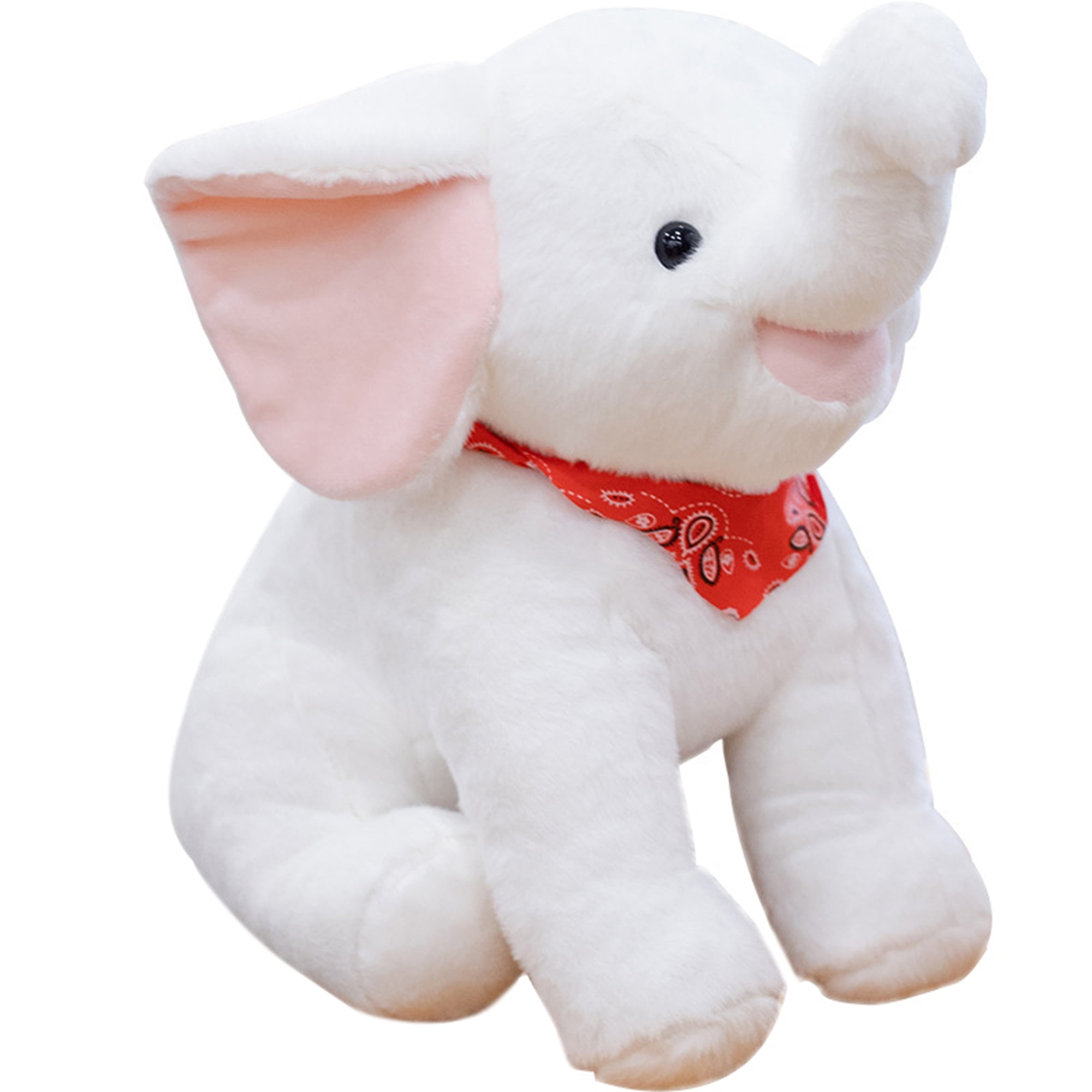 Buy AmShibel Animated Flappy the Elephant Stuffed Animal Plush, White ...