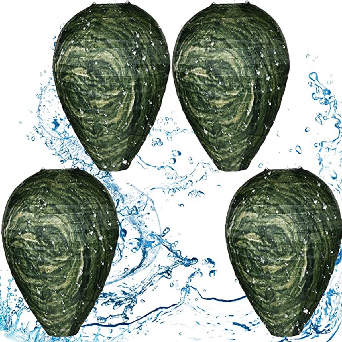 QingY-4/1 Pack Fake Wasp Nest Decoys, Wasp Trap, Bee Repellent for ...