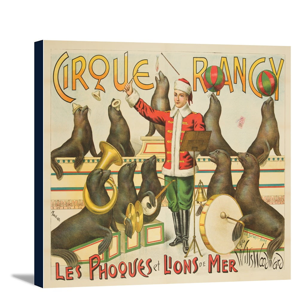 Cirque Rancy Vintage Poster (artist: Marchetti) Italy c. 1926 (12x9.5 ...