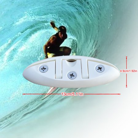 Boat Nylon Foldable Flip up Screws Dock Cleat Line Rope Mooring Cleats ...