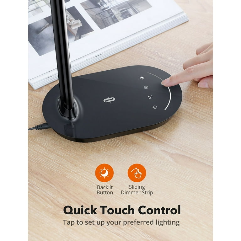 Taotronics Led Light 212w TaoTronics LED Desk Lamp With USB Charging