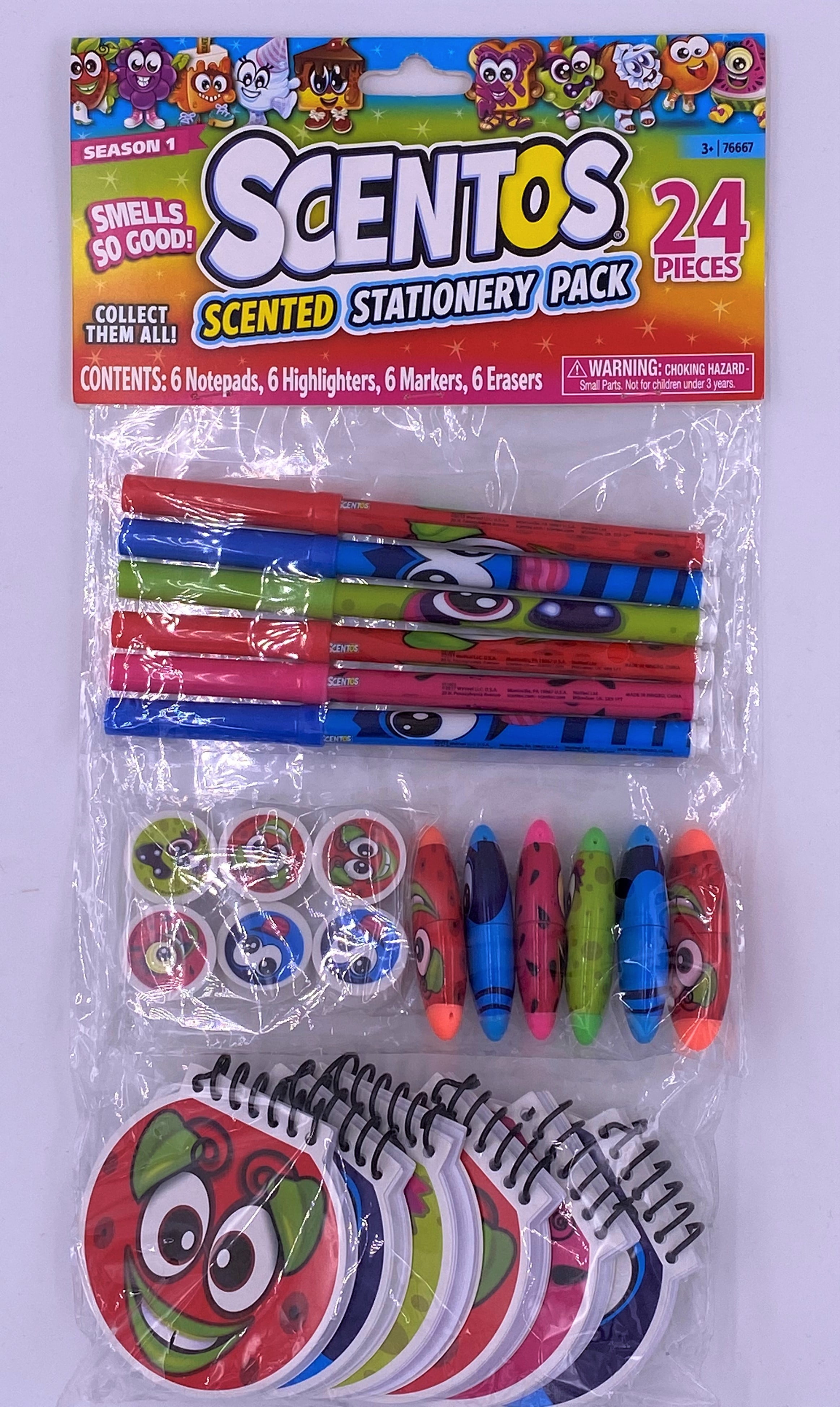 Scentos Scented Stationery Pack Party Favors, 24-Pack - Walmart.com ...