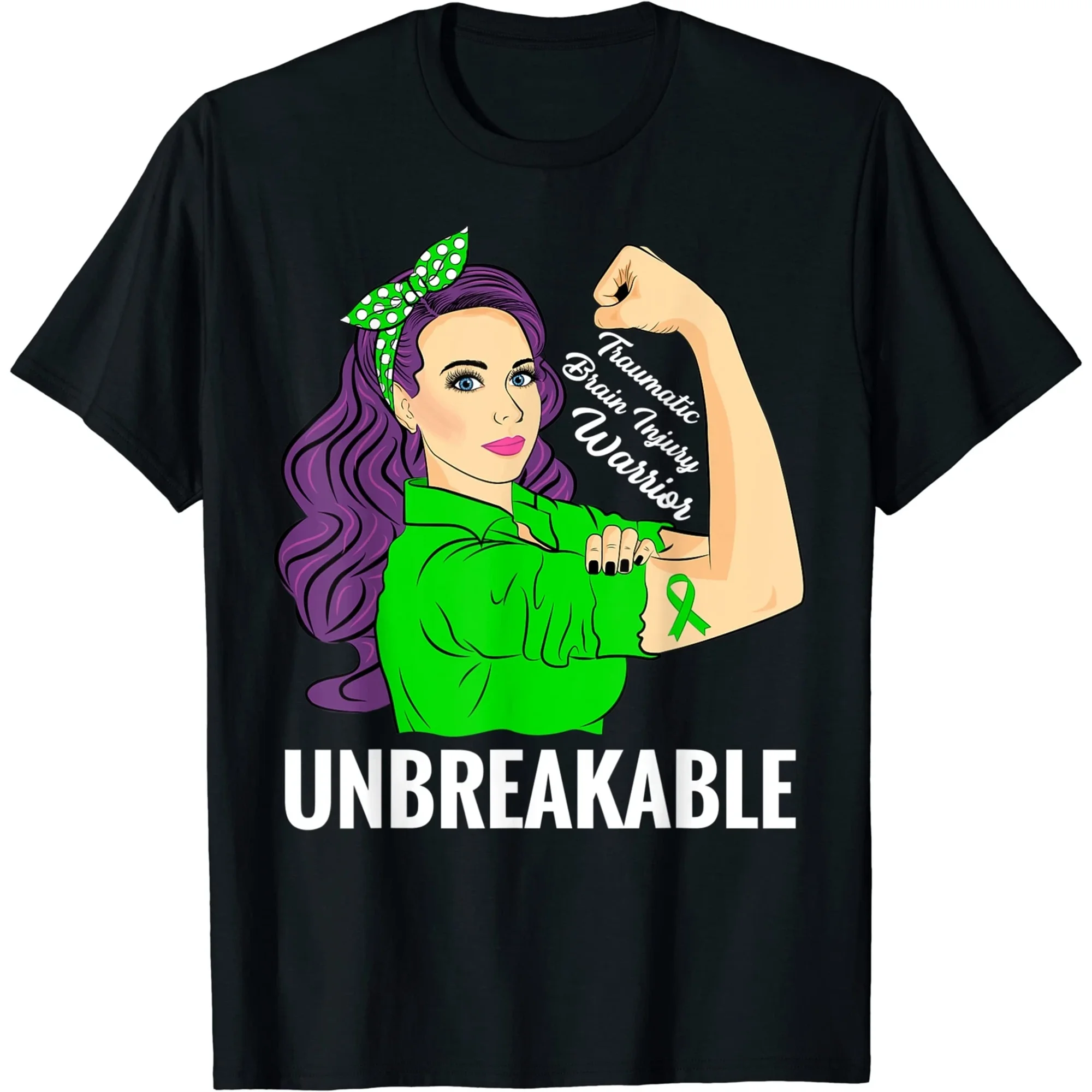 Click here for Zairo58 Traumatic Brain Injury Warrior Tbi Awarene... prices