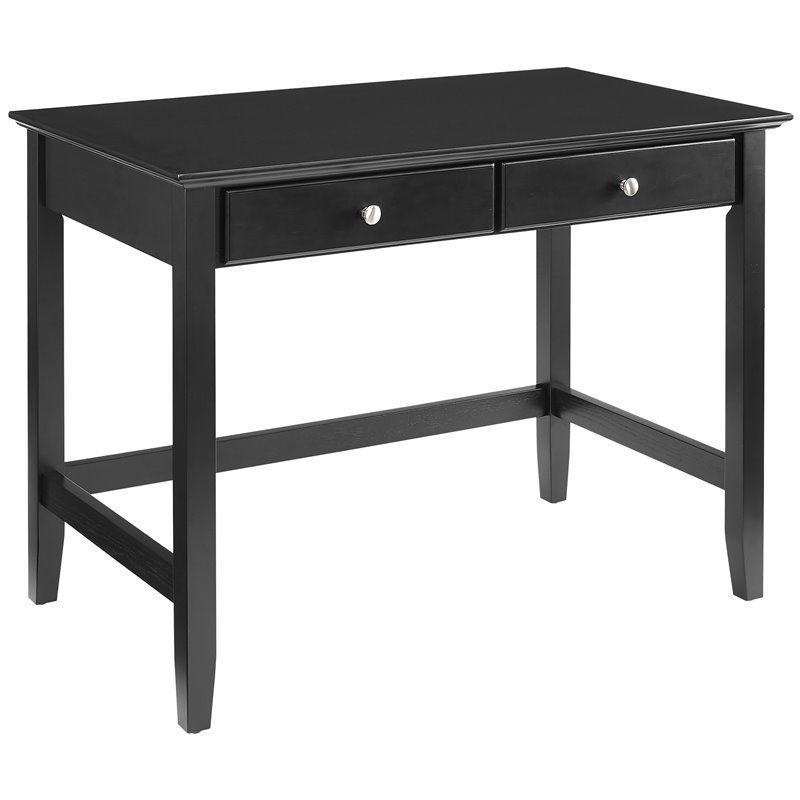 Urbanpro Traditional designed Wooden Writing Desk in Black Finish ...
