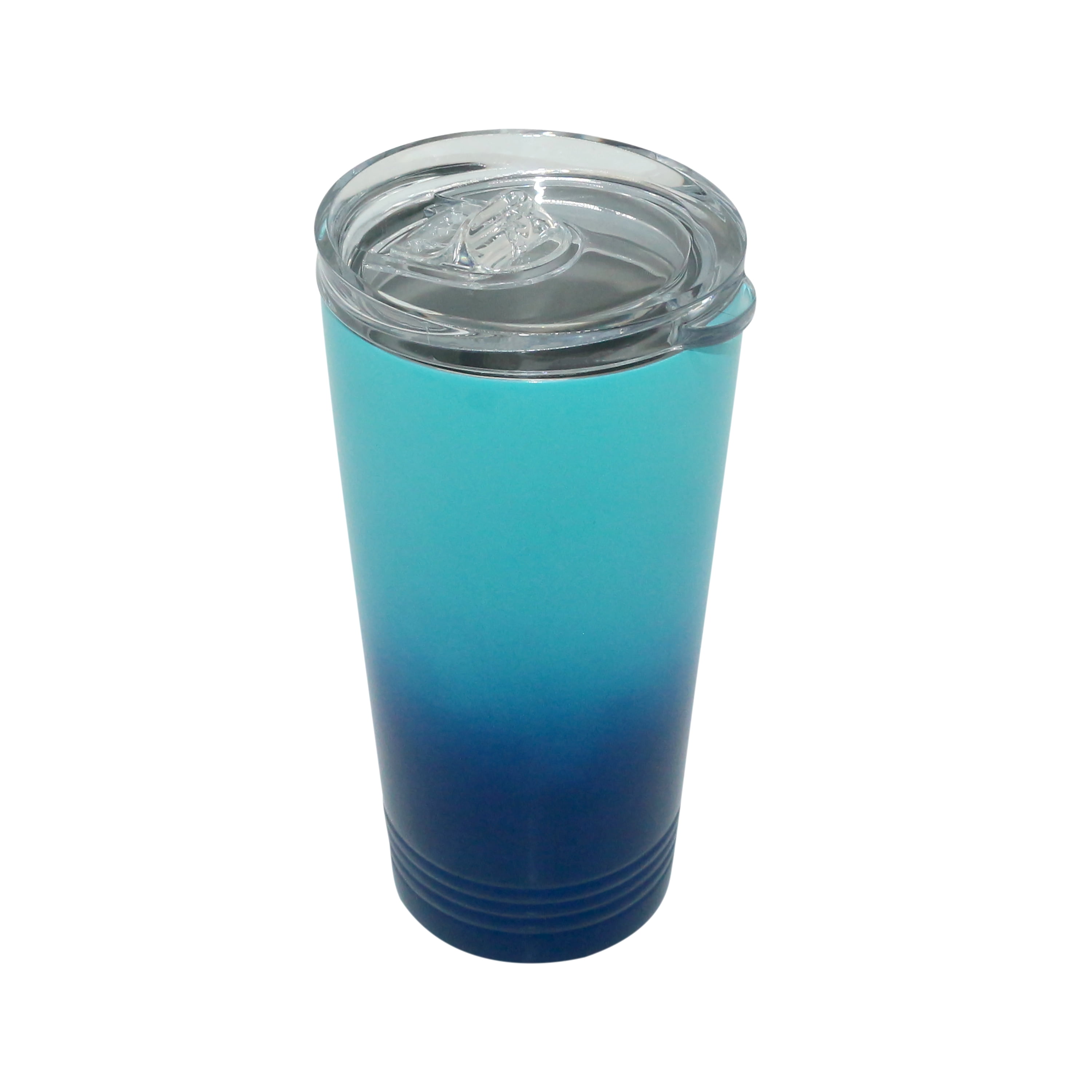Mainstays Blue Ombre 16oz Stainless Steel Double Wall Insulated Tumbler