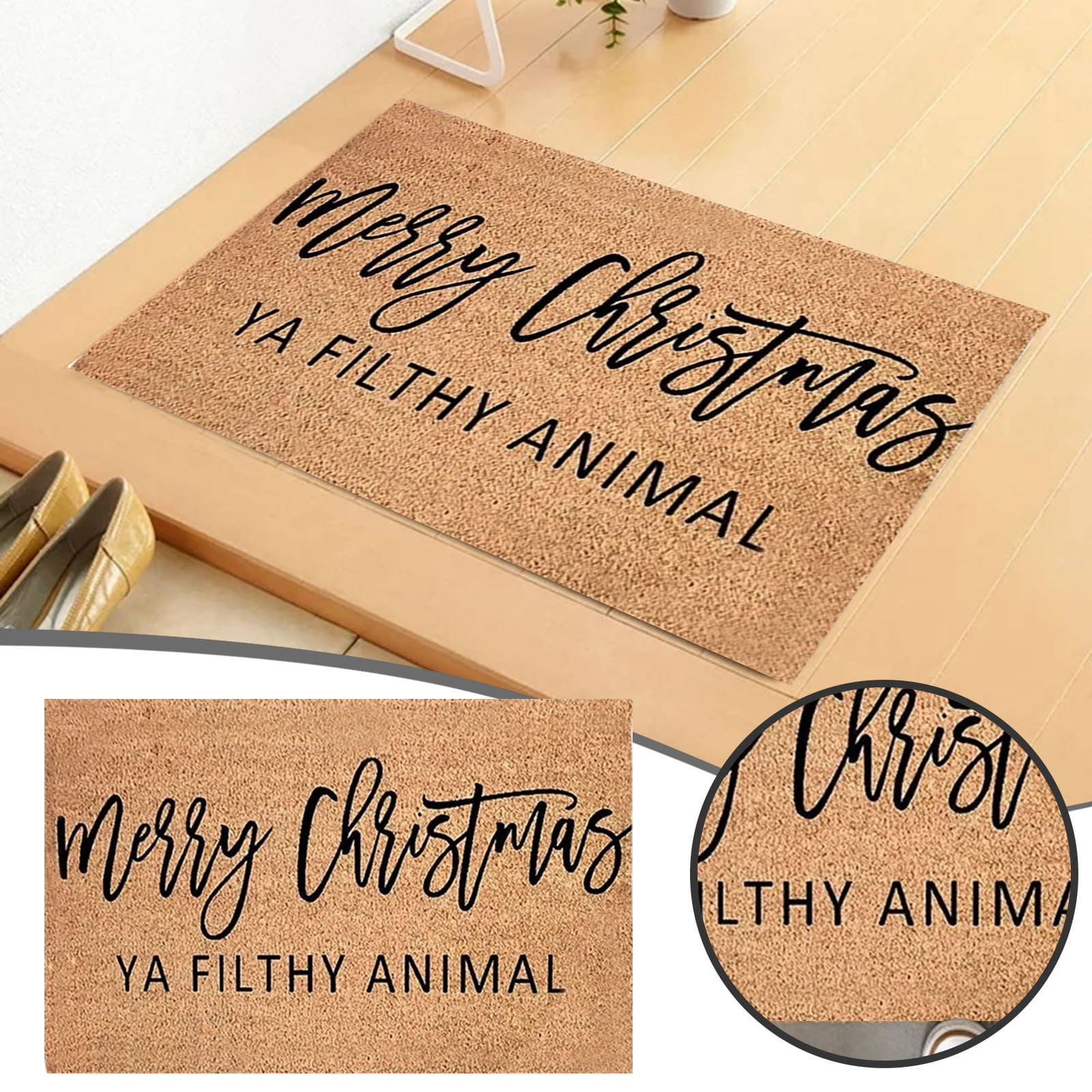 Door Mat Home Welcome Mat Outdoor Rugs Fall Christmas Decorations Floor ...