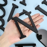 Uxcell 3D Acrylic Alphabet Mirror Wall Stickers Letter N Self Adhesive ...