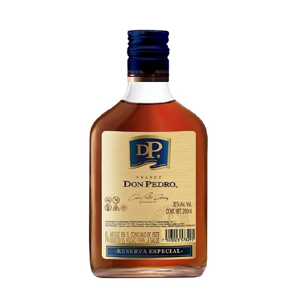 Pack de 6 Brandy Don Pedro Gran Reserva Especial 200 ml Don Pedro Gran ...
