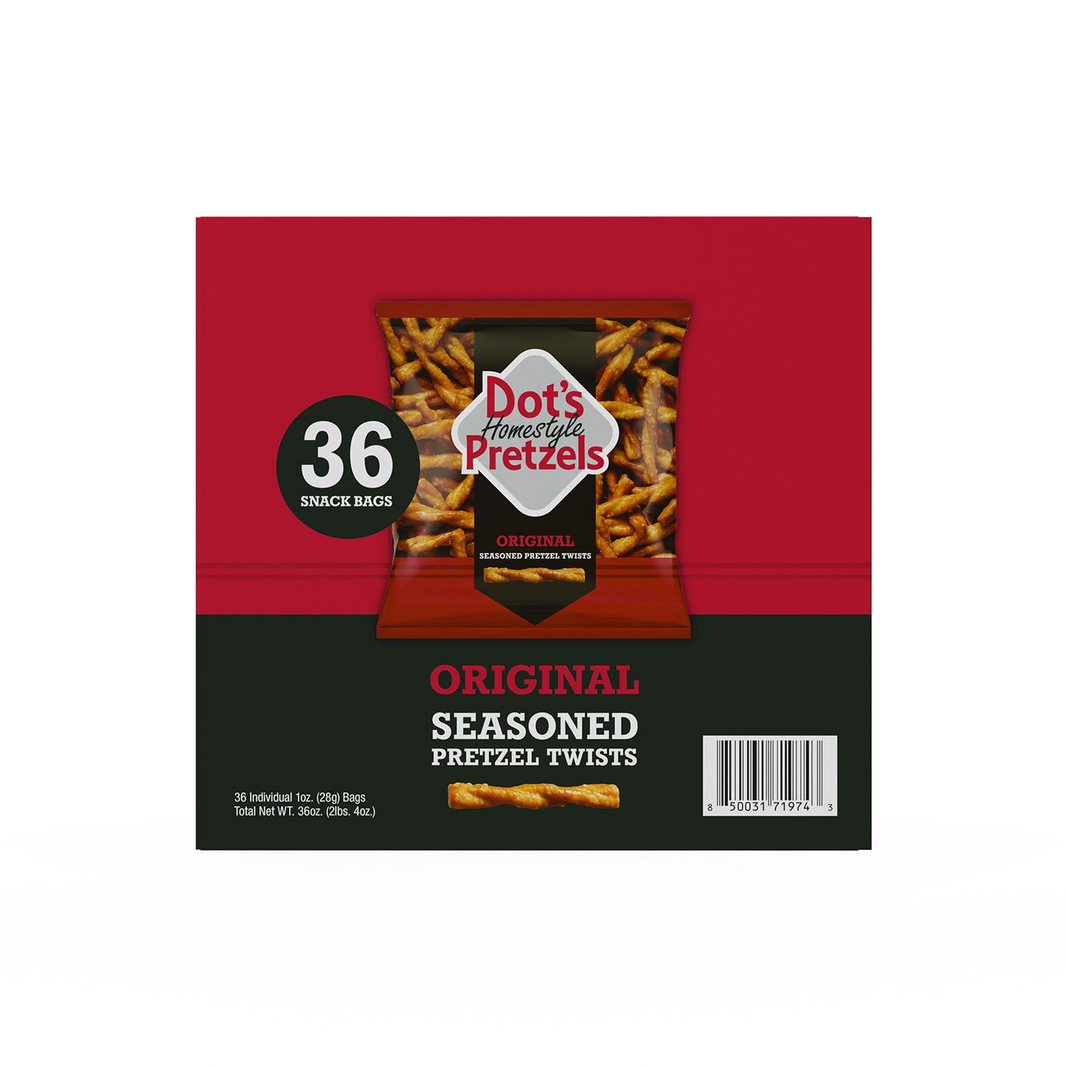Dot's Homestyle Original Pretzels Snack Bags, 1 oz., 36 pks. - Samsclub.com