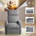 Homall Recliner Chair with Padded Seat Corduroy Electric Ergonomic ...