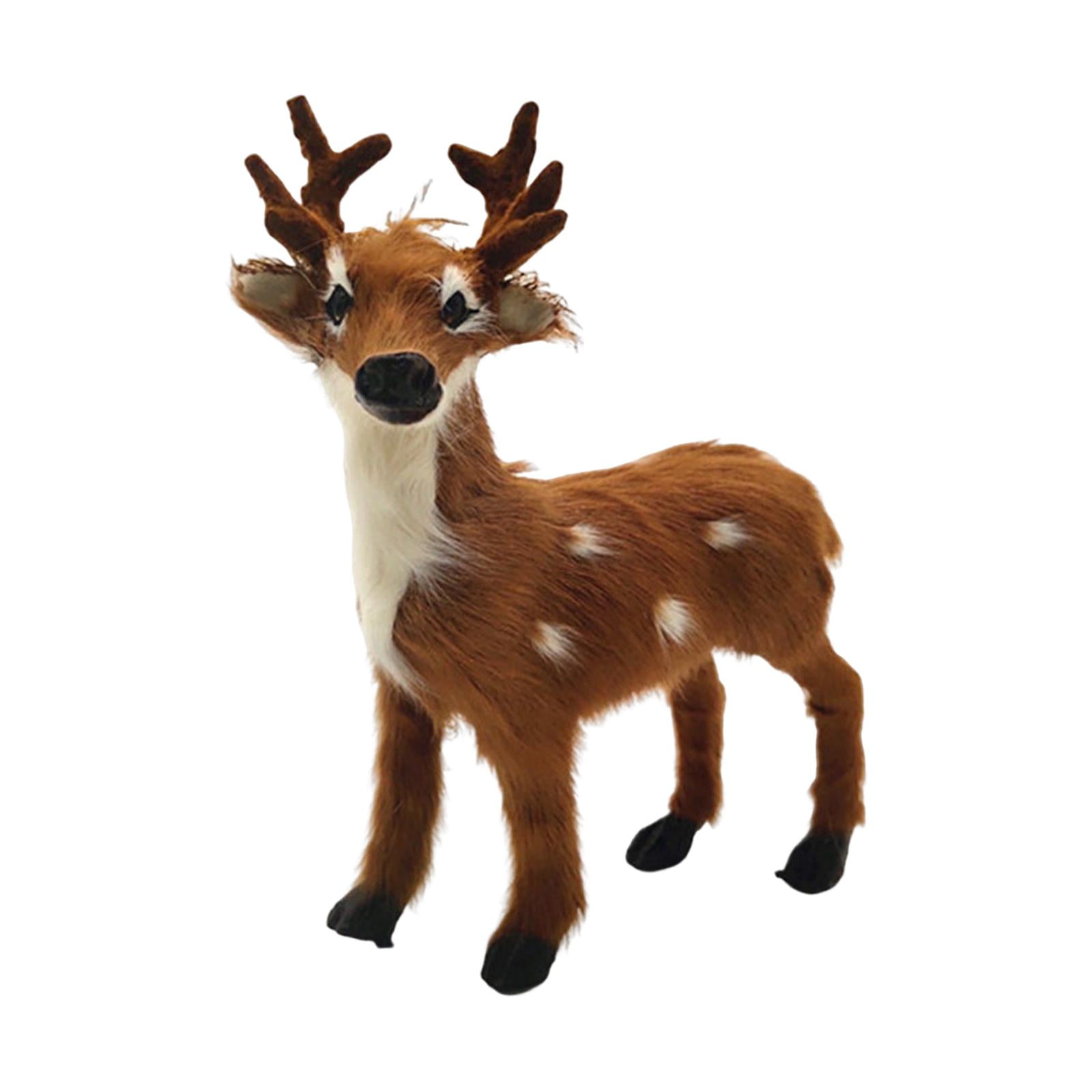 Realistic Sika Spotted Deer Home Decor Animal Figurines Early ...