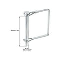 Uxcell Shaft Locking Pin 6mm x 60mm Coupler Pin for Farm Trailers Lawn ...