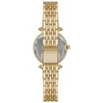 Time and Tru Elegant Gold Tone Analog Wristwatch and Crystal Bezel ...