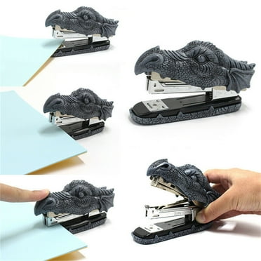 Ebros Skeleton Bone Dragon Head Stapler 6.75"L Office Desktop Accessory ...