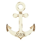 12 Pack Unfinished Wooden Anchors, Nautical Wood Cutouts, DIY Art ...