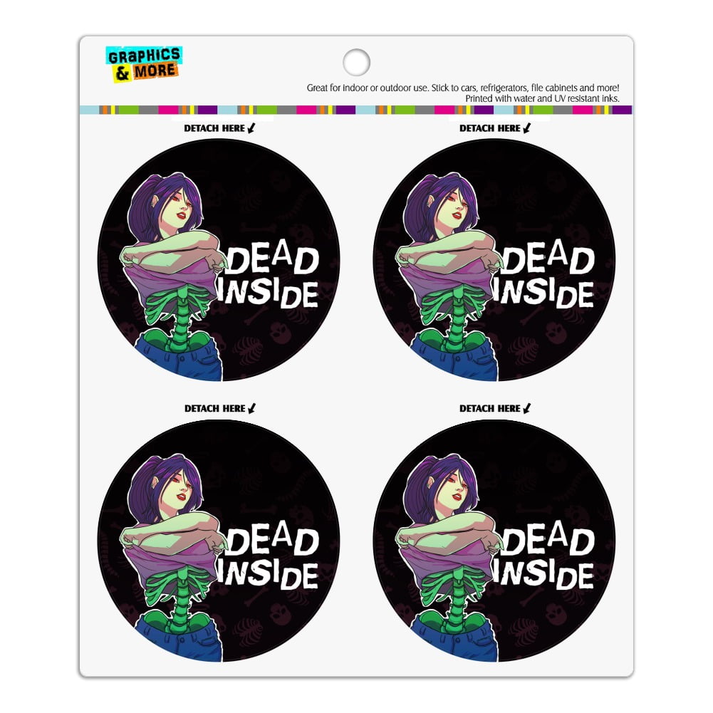 Dead Inside Girl with Exposed Skeleton Bones Refrigerator Fridge Locker ...