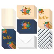 Hallmark Blank Note Cards (Flowers and Dots, 50 Blank Cards or Thinking ...