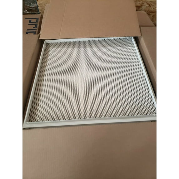 PDDR - Perforated Return Diffuser 22/22" PDDR/3/N-DCT 24" x 24", B12 (5 ...