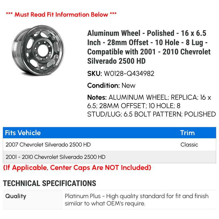 2006 Chevy Silverado Wheel Bolt Pattern
