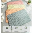 Cobblestone Embossed Bathroom Bath Mat, Non-Slip Mat with Pebble ...