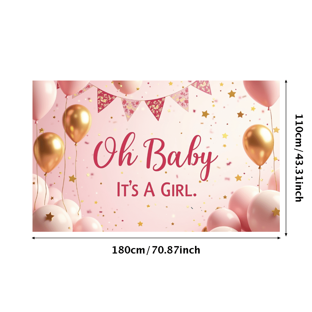 Click here for Yezdix Oh Baby Its A Girl Baby Shower Decoration B... prices