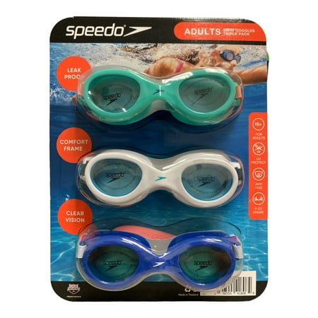 Speedo Adult Leak-Proof Flex Frame Anti-Fog Swim Goggles (missing 1 piece)