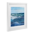 Stupell Industries Calm Seas under Soft Sky White Framed Print Under ...