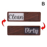 Double Sided Dishwasher Magnet Clean Dirty Sign Indicator Kitchen Flip ...