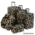 AF 5P Luggage Set Leopard - Walmart.com