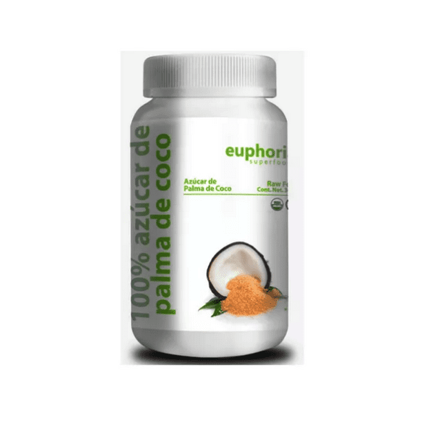 Azúcar de Palma de Coco Orgánico 300g Euphoria Superfoods | Walmart en ...