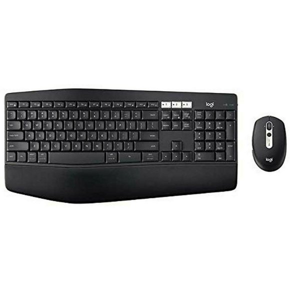 Logitech Wireless Wave Keyboard And Mouse Combo Includes Keyboard And ...