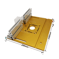 Router Table Insert Plate Woodworking Benche Table Saw with Miter Gauge ...
