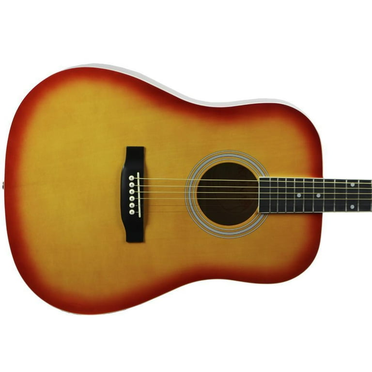 Kona K41CSB 41-Inch Acoustic Dreadnought Guitar With Cherry Kona K41CSB 41-Inch Acoustic Dreadnought Guitar With Cherry