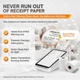 Square Terminal Paper Rolls 2 1/4" x 55' – BPA Free Thermal Receipt ...