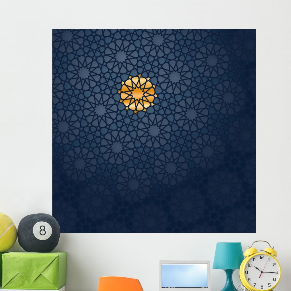 Arabesque-02 Wall Mural by Wallmonkeys Peel and Stick Graphic (48 in H ...